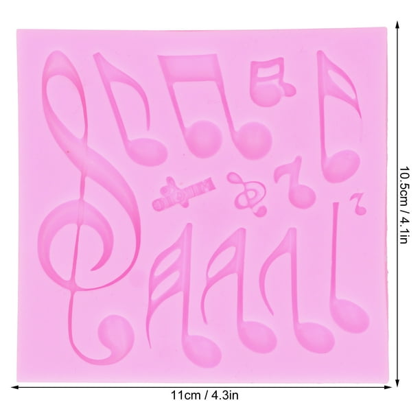 DIY Silicone Mold 13‑Cavity Musical Note Cake Chocolate Soap ...