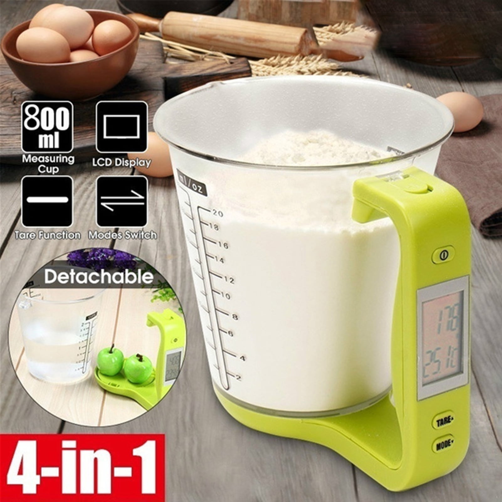 Dengjunhu 1000g Electronic Tool Kitchen Scales Measuring Cup ...