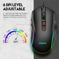 MKESPN X9 7200DPI 10 Buttons 7 Colors Ergonomic Programmable 6 Speed ...