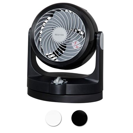 Iris Oyama Circulator Quiet, swinging left and right 8 tatami mats Powerful ventilation Black ...