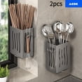 2pcs Drain Chopstick Barrel Home Kitchen Multi functional Spoon, Knife ...