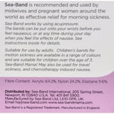 Sea-Band Mama Acupressure Wristband, Morning Sickness Relief, 2 Count ...