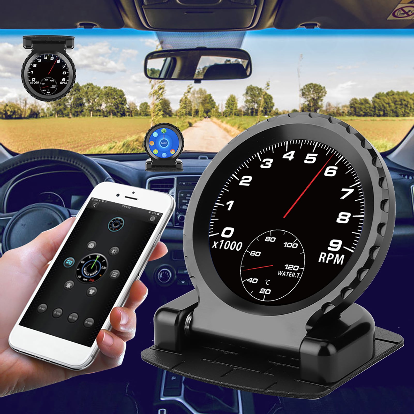 Buy Car Dashboard Gauge, You Can Install It On The Instrument Panel You ...