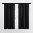 NICETOWN Solid Color Black out Curtains Rod Pocket Thermal Insulated ...