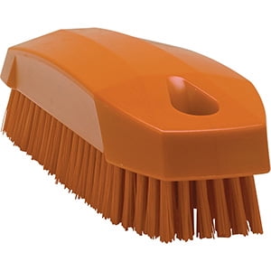 Vikan Small Hand Brush- Stiff - Orange (3 Units) - Walmart.com