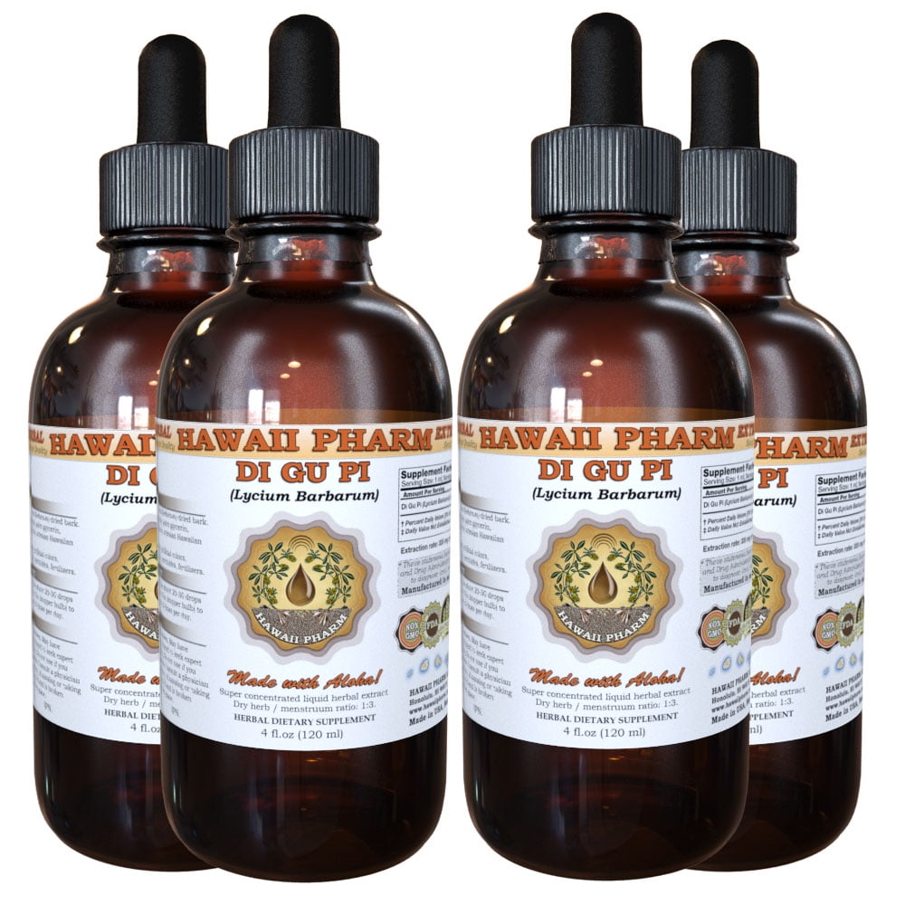 Di Gu Pi, Lycium (Lycium Barbarum) Tincture, Dried Bark Powder Liquid ...
