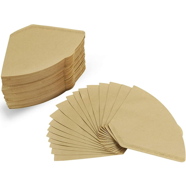 #4 Cone Coffee Filters (Natural Unbleached, 300) Natural Unbleached ...