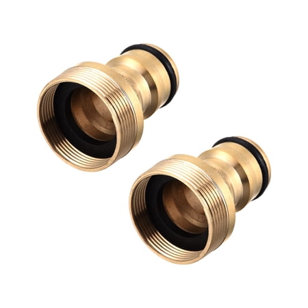 Brass Faucet Tap Quick Connector M22 M24 UNF Thread Hose Pipe Socket ...