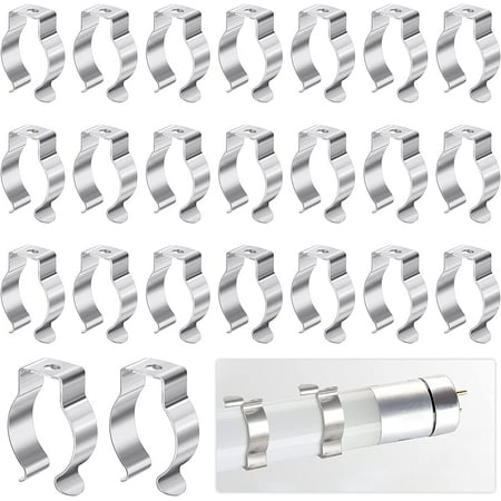 FanShow 30 x Fluorescent Tube Holders for Fixing Tubes to Prevent ...