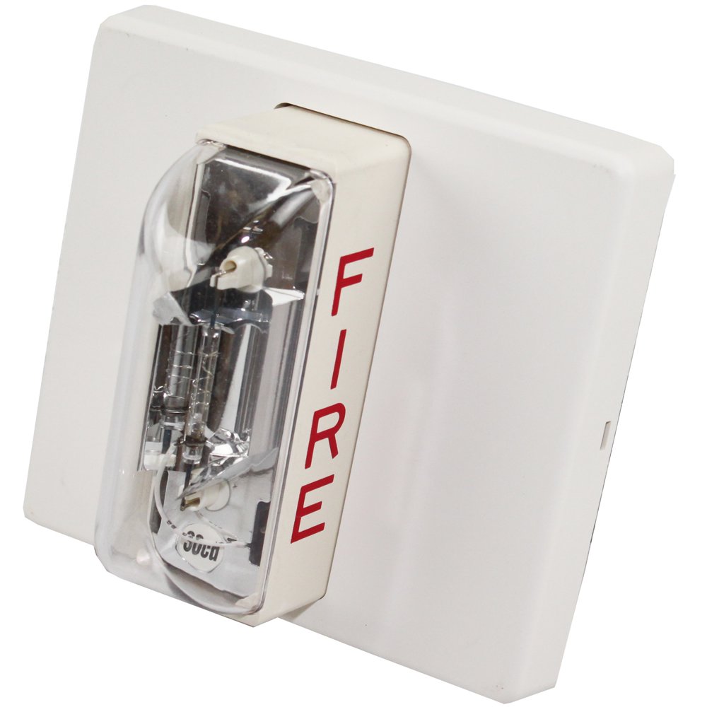 Wheelock Rs-2430-Vfw White 24Vdc Fire Alarm Remote Strobe - Walmart.com ...