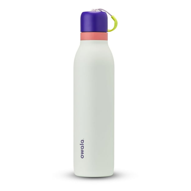 Botella de agua Owala FreeSip Twist con aislamiento de 700 ml, morado ...