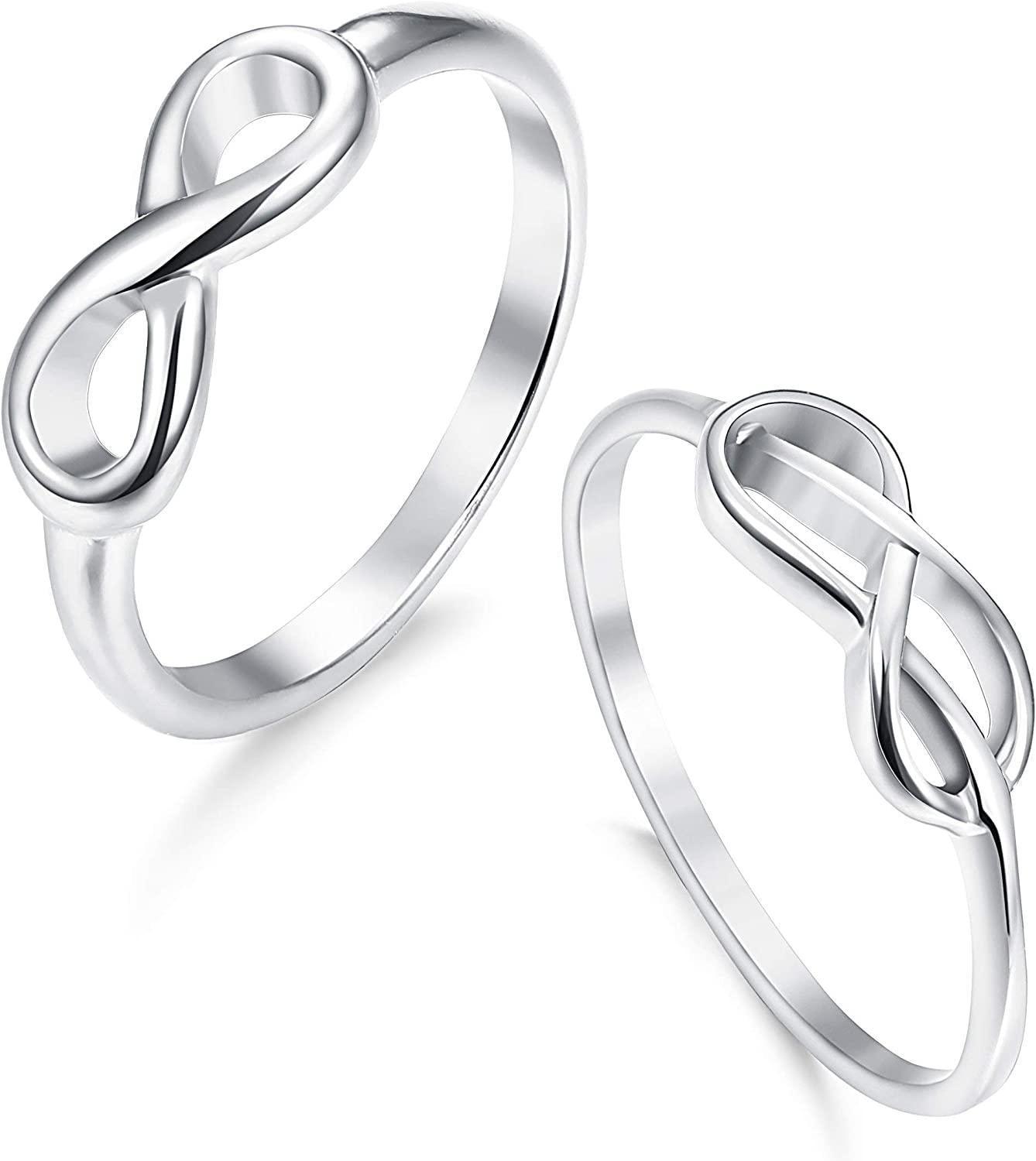Infinity Promise Rings For Couples