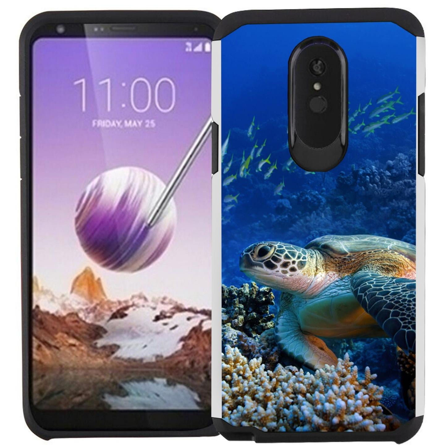 LG Stylo 4 Case - Colorful Design Hybrid Armor Case Shockproof Dual ...