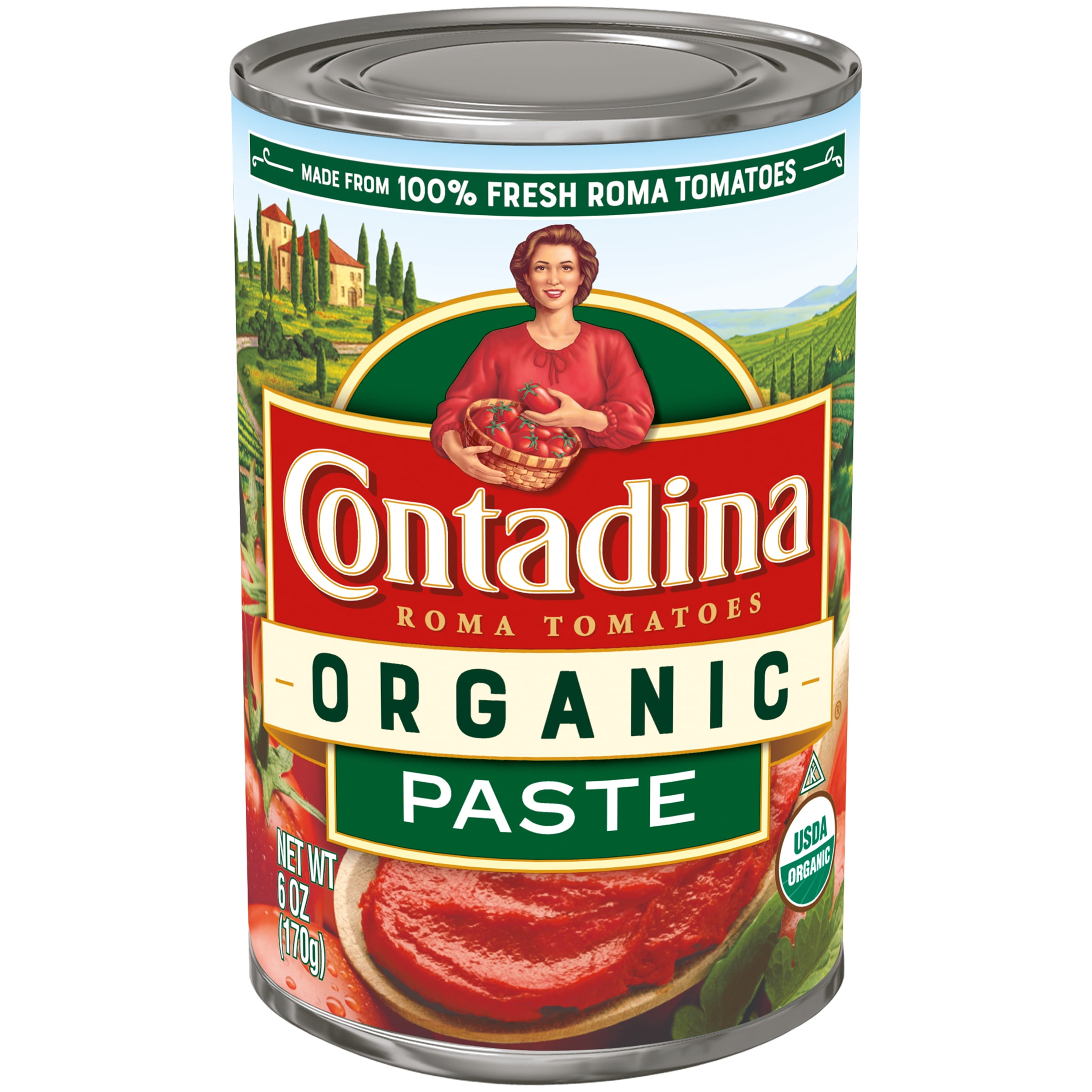 Contadina Organic Canned Tomato Paste, 6 oz Can – Walmart Inventory ...