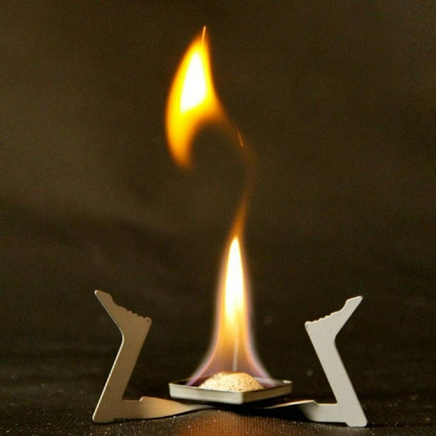 Ultralight Titanium Camping Alcohol with Solid Alcohol Dish for Picnic ...