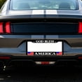 Aufmer Classic Patriotic Element Metal Auto License Plate Frame ...