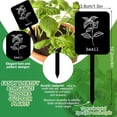 24Pcs Acrylic Plant Label Signs 12 Styles Garden Herb Markers Plant ...
