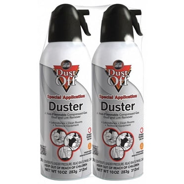 Dust-Off Disposable Compressed Gas Duster, 10 oz Cans - 12 Packs ...