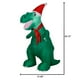 Gemmy Christmas Airblown Inflatable T Rex, 3.5 ft Tall, green - Walmart.com