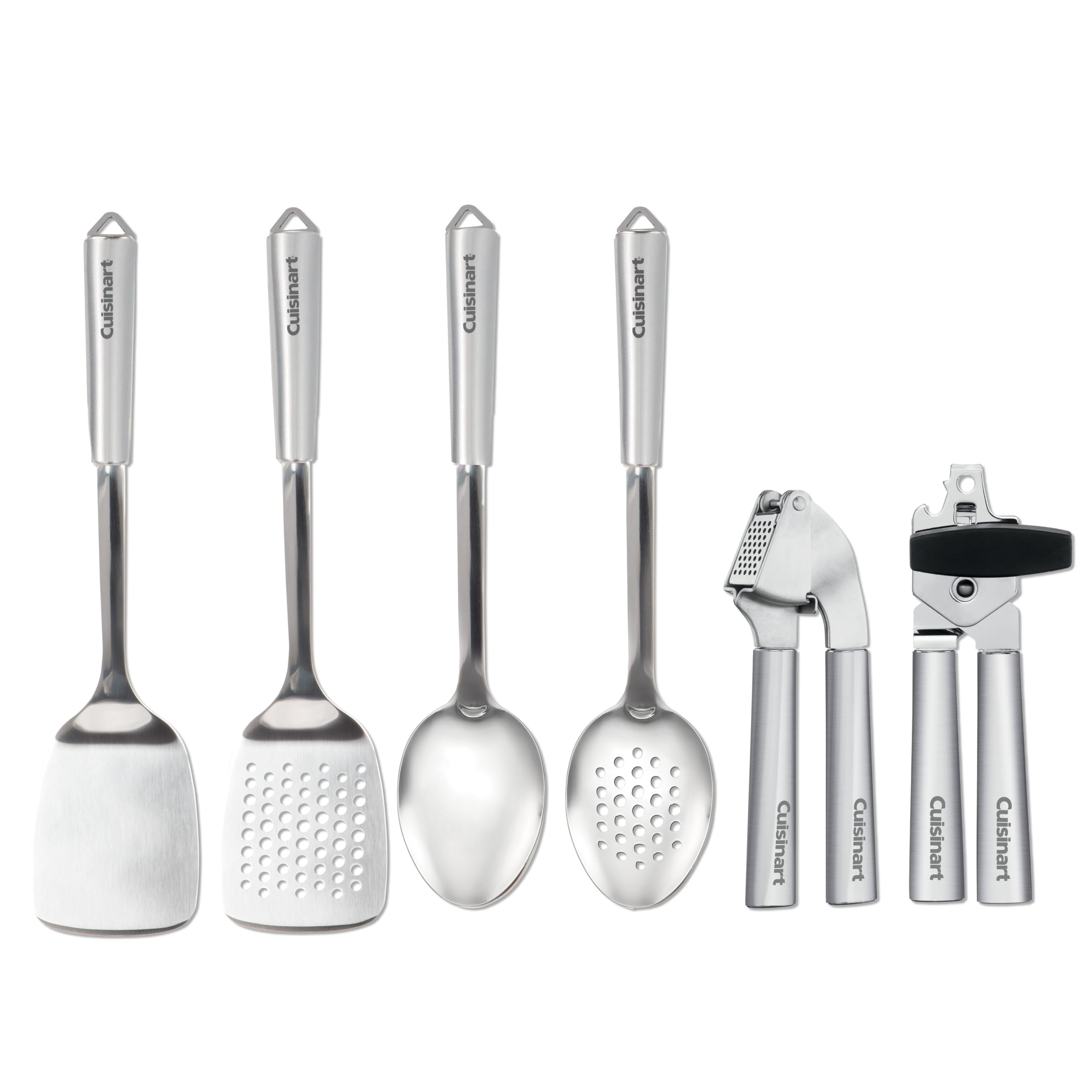 Cuisinart 6-Piece Stainless Steel Kitchen Utensils Set, Fusion Pro ...