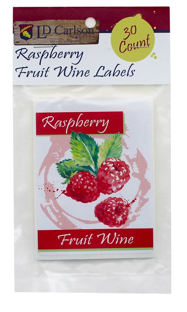 Raspberry Fruit Wine Labels - Walmart.com