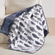 Levtex Home - Bakio - Throw - Contemporary Coastal in Navy and White ...