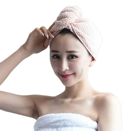 2 PACKS Women'S Soft Shower Hair Towel Microfiber Dry Hair Cap Quick Drying Bath Towel | Walmart ...