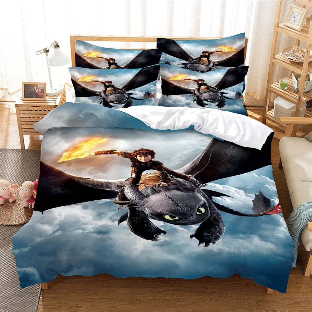 Click here for Yingd How To Train Your Dragon Bedding Set Boys Gi... prices