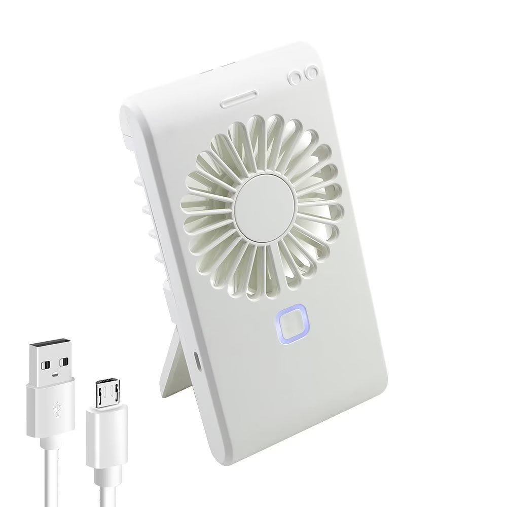 SHARE SUNSHINE Convenience Fan with Vanity Mirror Lanyard Rechargeable ...