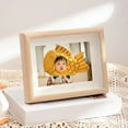 Wooden Photo Frame | Wall Hanging & Desktop Picture Display | 8.78x6 ...