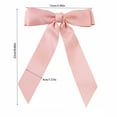Hair Ribbon Bows For Women Satin Bow Hair Clip With Long Tail Bowknot