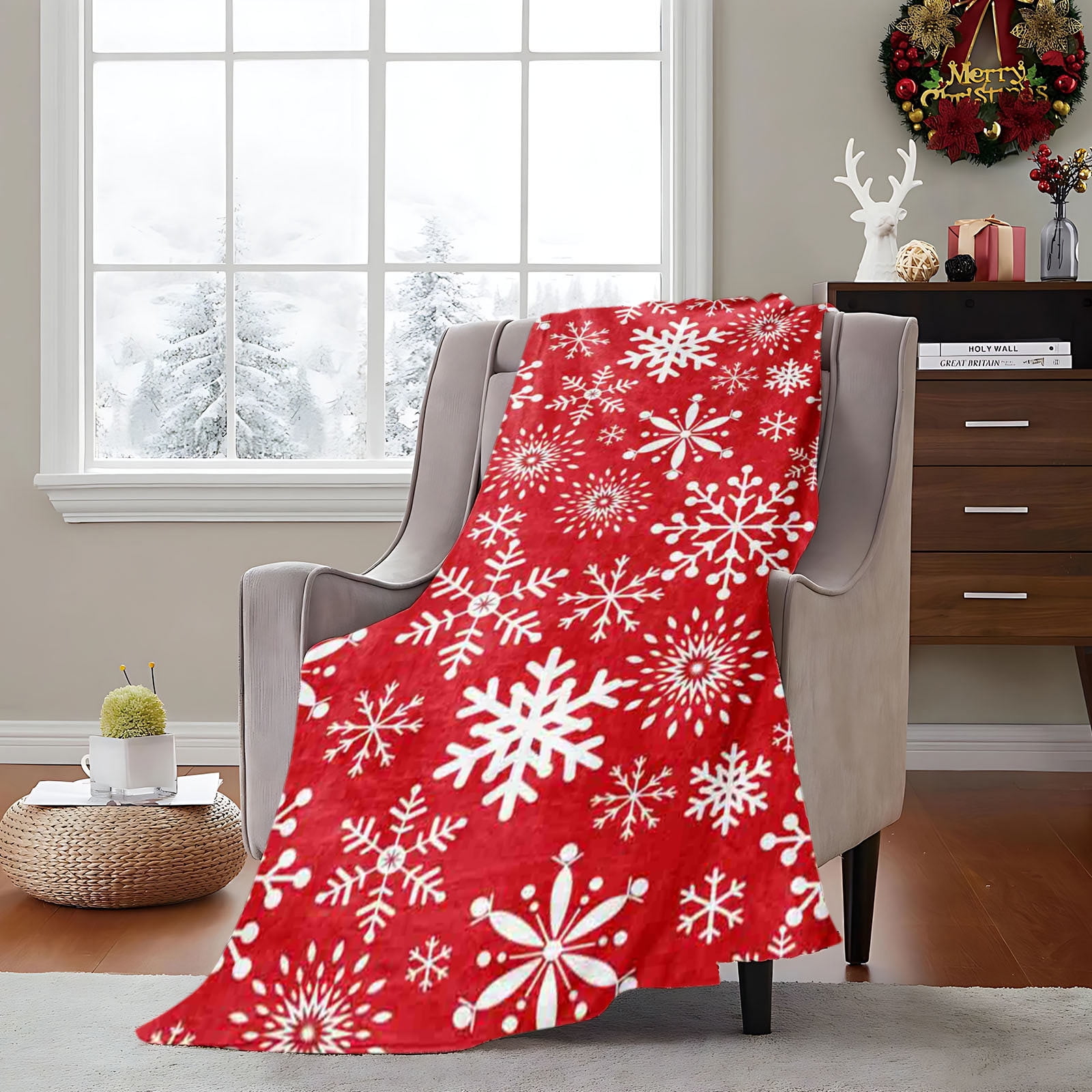 Click here for Boovnll Throw Blanket  Super Soft & Warm Christmas... prices