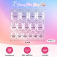 40 Sheets 600 Pcs Nail Sticky Tabs, 15 Sizes Ultra Thin & Waterproof ...
