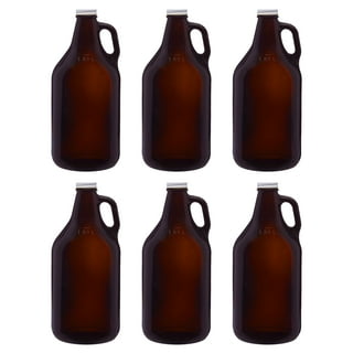 64 oz Amber Growler PET plastic - lid not included - Walmart.com