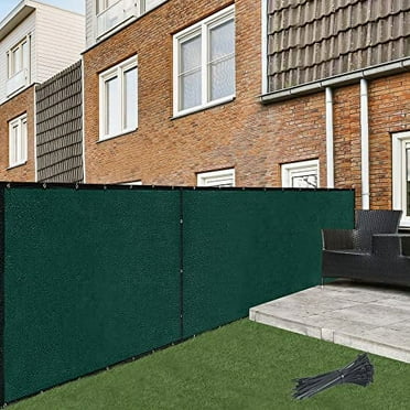 Boen Privacy Fence Netting Wheat/Beige 6' x 100', w/ Reinforced ...