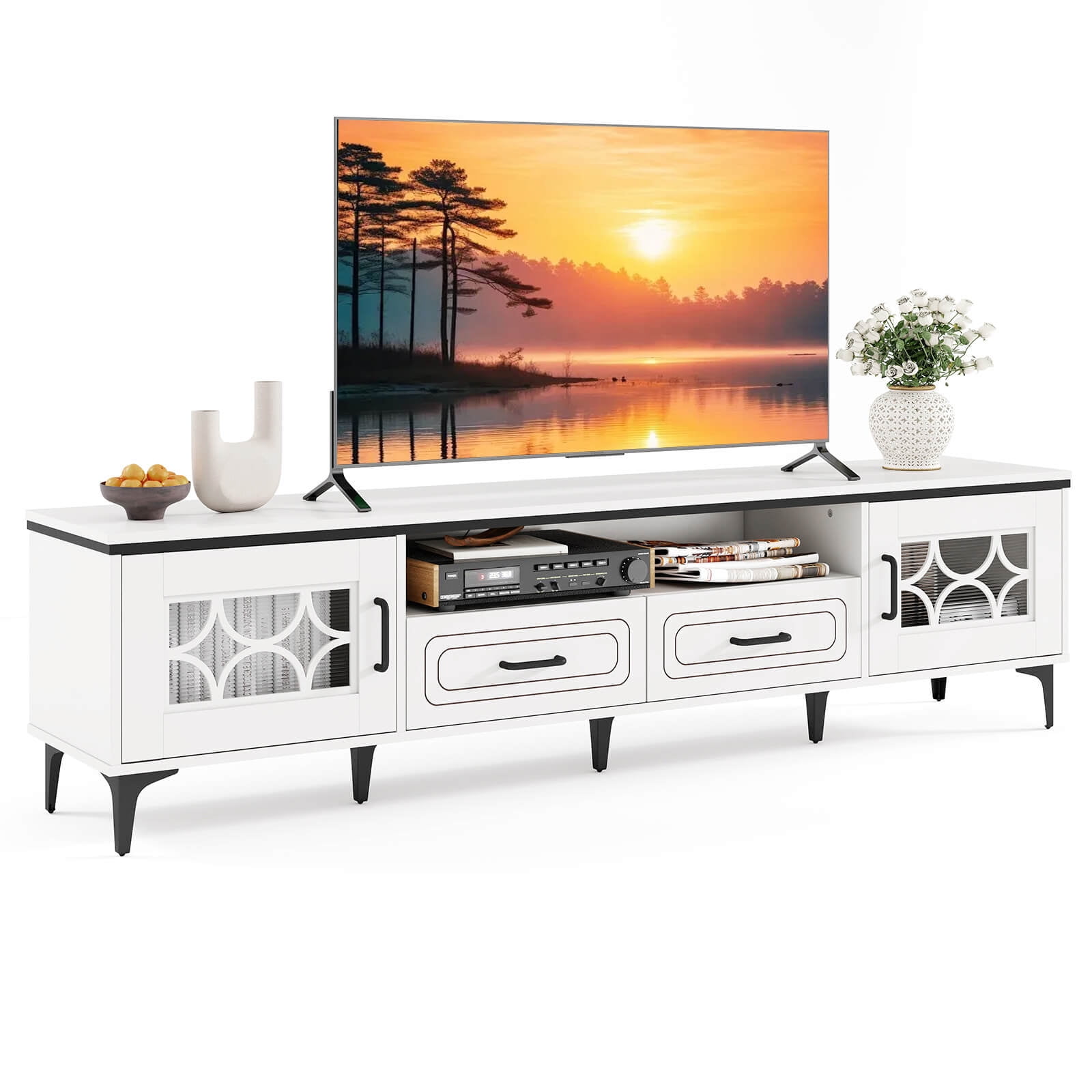 Click here for Costway 71 Tv Stand For Tvs Up To 80 With Open Com... prices