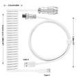 Detachable Aviation Plug Keyboard USB Cable Coiled Keyboard Cable For ...
