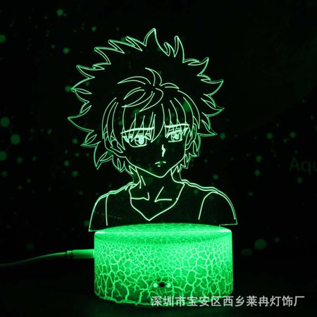Kids Gift Anime Hunter X Hunter Killua Night Light Touch Sensor Bedroom ...
