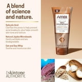 AMBI Even & Clear Exfoliating Face Wash - Acne Skin Scrub, Dark Spots ...
