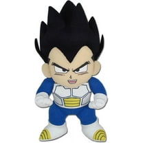 Free Shipping! Dragon Ball Z- Saiyan Vegeta Sitting Plush 7"H - Walmart.com