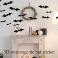 Flying Bat Clings Adhesive PVC Stickers Realistic Bat Wall Decals ...