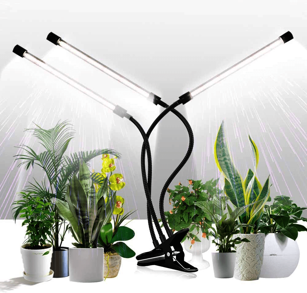 Plant Light for Indoor Plants,JUHEFA Full Spectrum 126-Bulb 6000K Clip ...