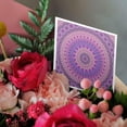 3drose, Mandala Illustration in Soft Pastel Lilac and Purple, 6 ...