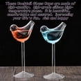 Bird Bam Glasses, Unique Shaped Wine Glasses, Smoked Tall Wine Glasses ...