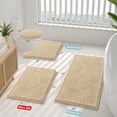 Luxury Chenille Bathroom Rugs 48x32, Extra Soft and Absorbent Shaggy ...