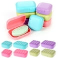Protable Travel Soap Dish Box Soap Holder Storage Container Shower Soap ...