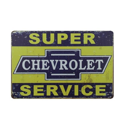 Super Cheverolet Service Auto Mechanic metal tin sign vintage style ...