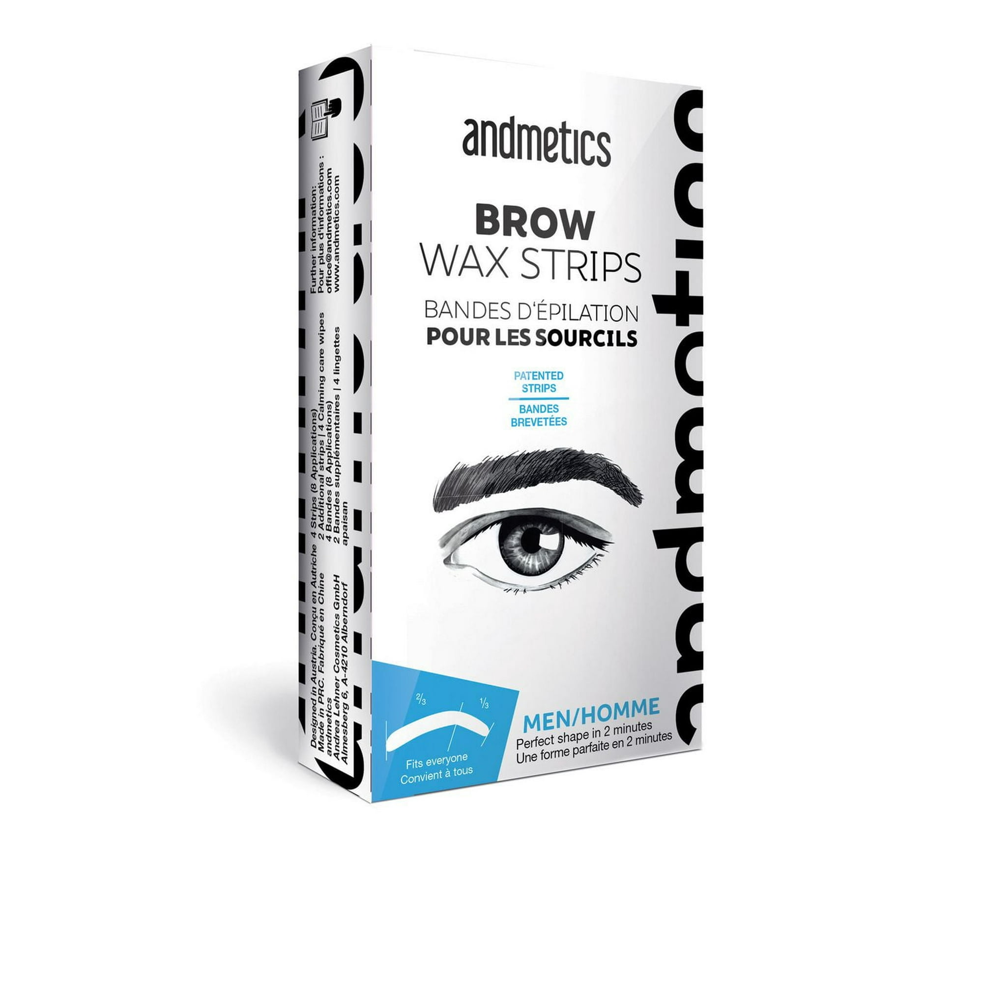 Click here for Andmetics Depilatory Strips For Men Brow prices