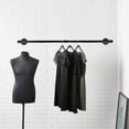 BueDeHai 36'' Heavy Duty Industrial Pipe Clothes Hanger for Laundry ...