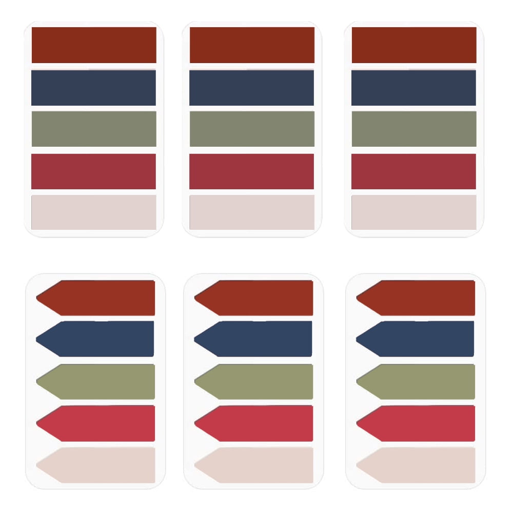 Sticky Tabs 600 pcs Page Markers ,Morandi Sticky Note Tabs Colored ...